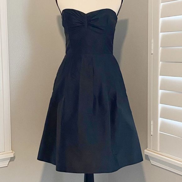 Coren Moore | Dresses | Corenmoorenew York Strapless Dress 6 0 Silk ...